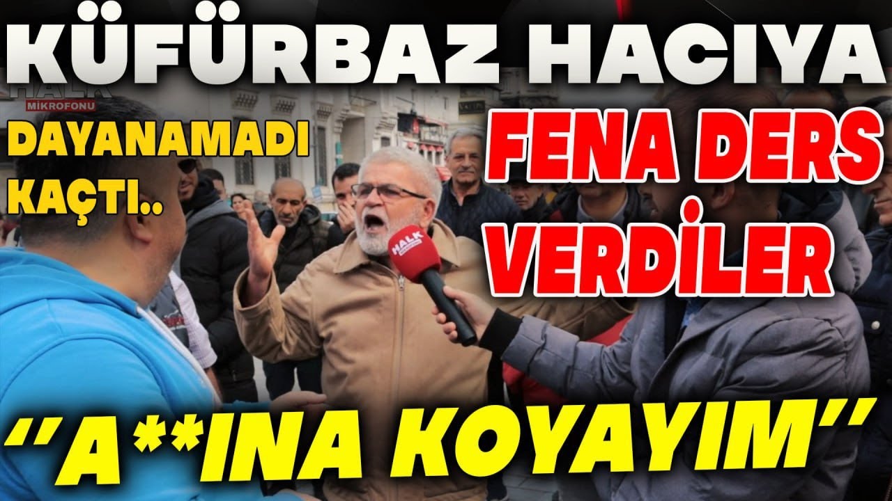 HACI FENA KÜF*R ETTİ.. AĞZININ PAYINI ALDI.. - YouTube