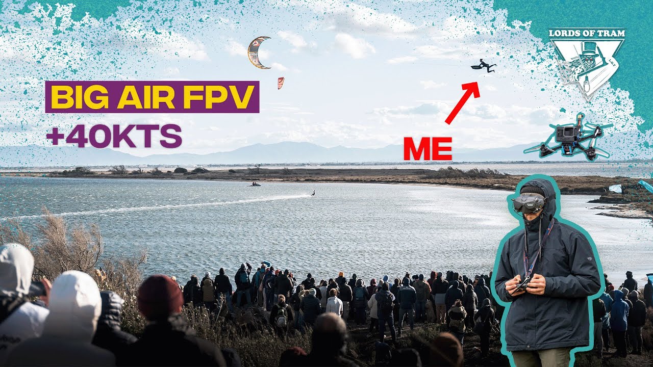 Pro's training with more than 40kts - Big air FPV - YouTube