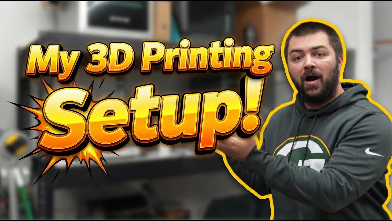My 3D Printing Setup/Studio Tour! - YouTube