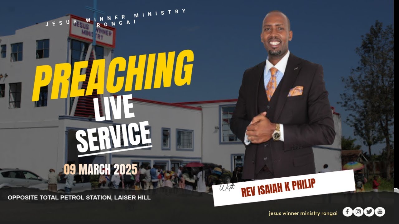 JESUS WINNER MINISTRY RONGAI 09 MAR 2025 CHURCH SERVICE - YouTube
