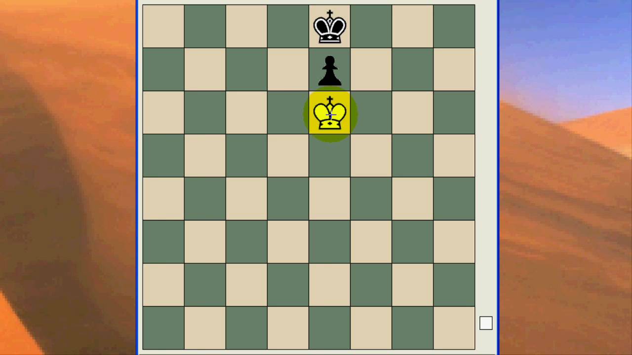 Forcing a Draw with King against King and Pawn - YouTube