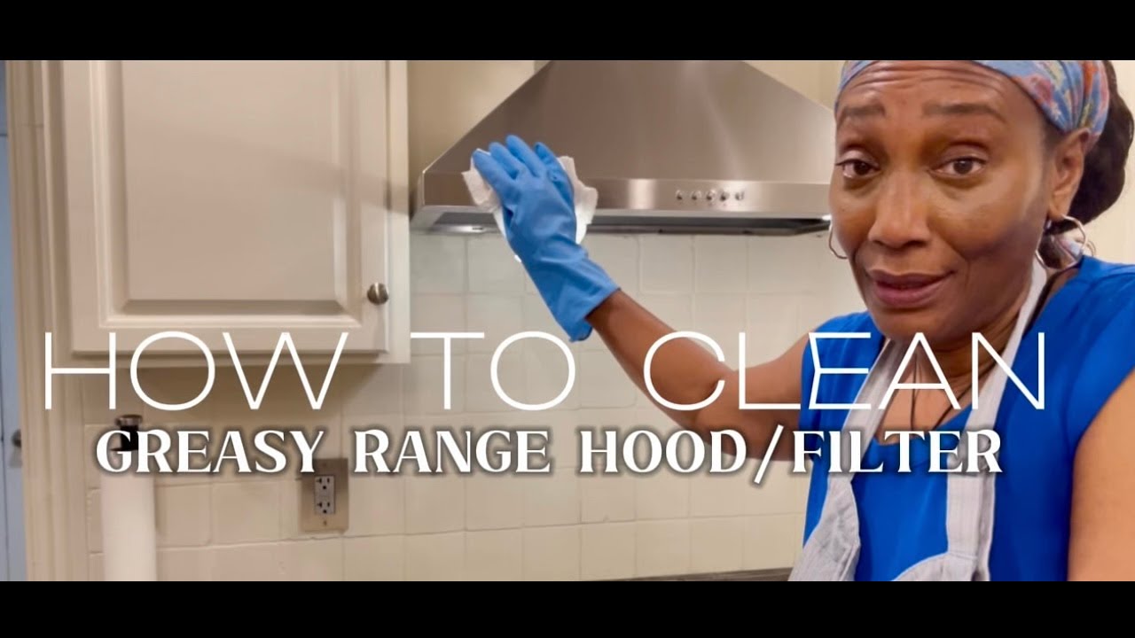 How To Clean a Greasy Range Hood Filter | Quick & Easy Kitchen Cleaning ...