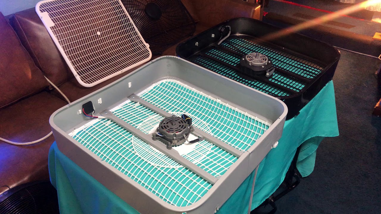 Box Fan blade swap freak Show - YouTube