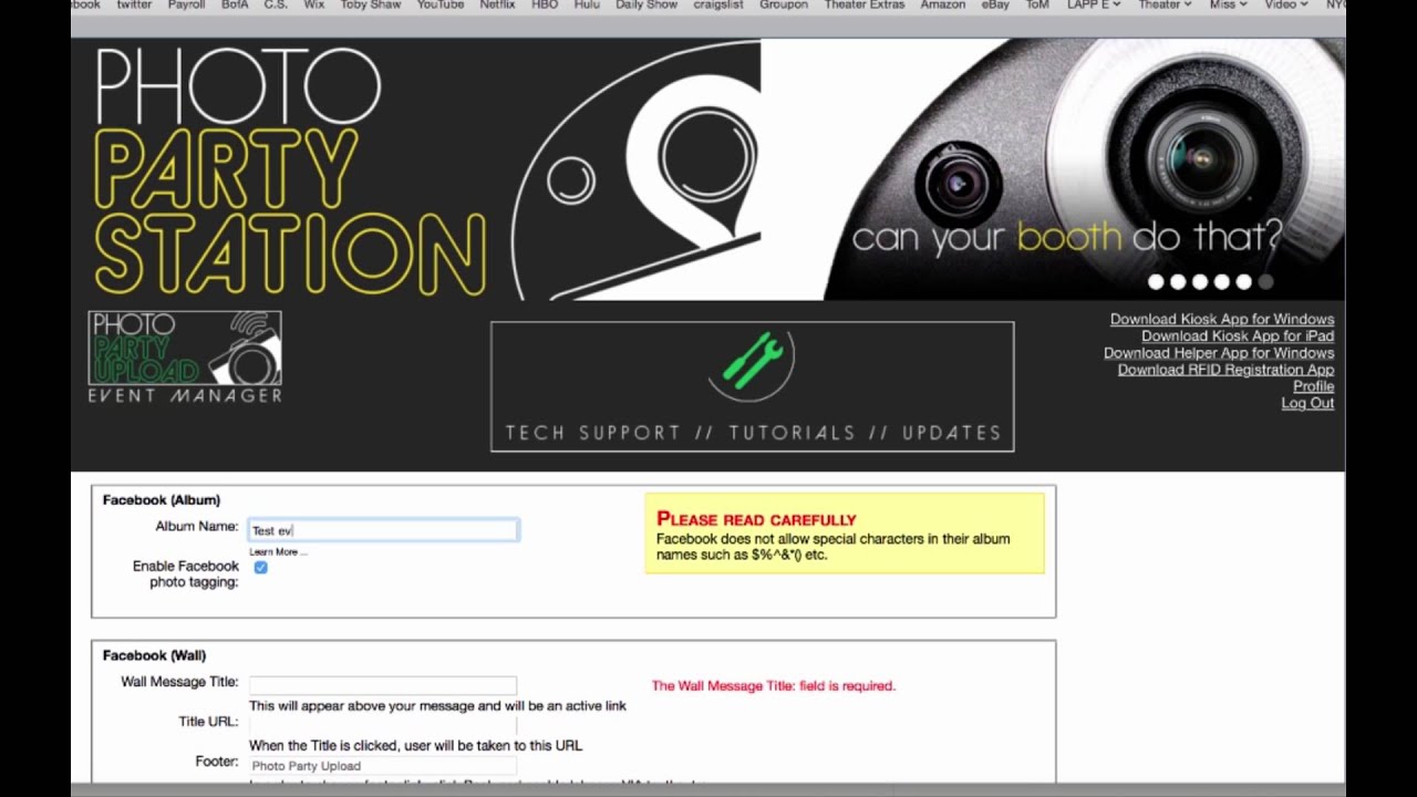 Photo Party Upload - Event Manager Introduction - YouTube