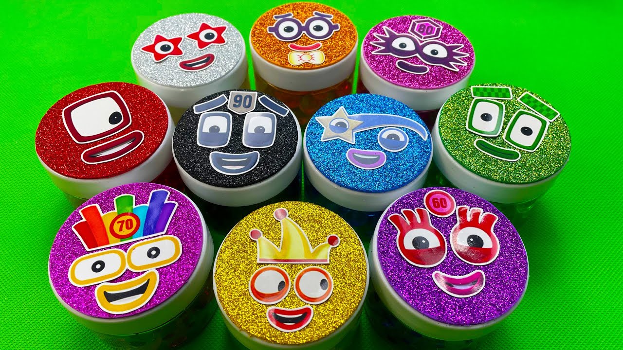 Satisfying Video | Relaxing Orbeez With Numberblocks - YouTube