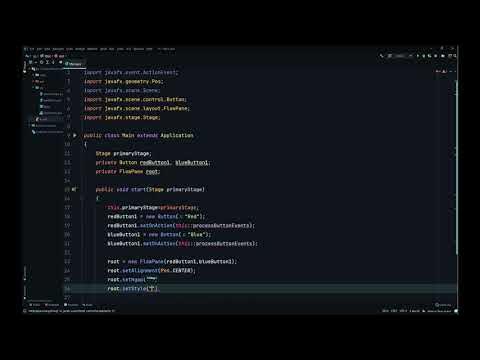 JavaFx-Button-Background Color-Action Event-FlowPane - YouTube