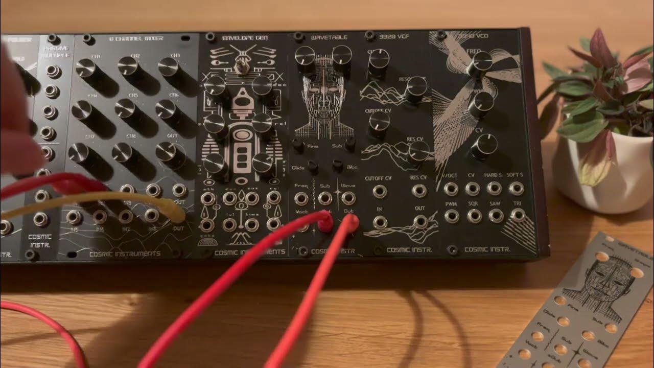Cosmic Instruments Wavetable Oscillator Demo - YouTube