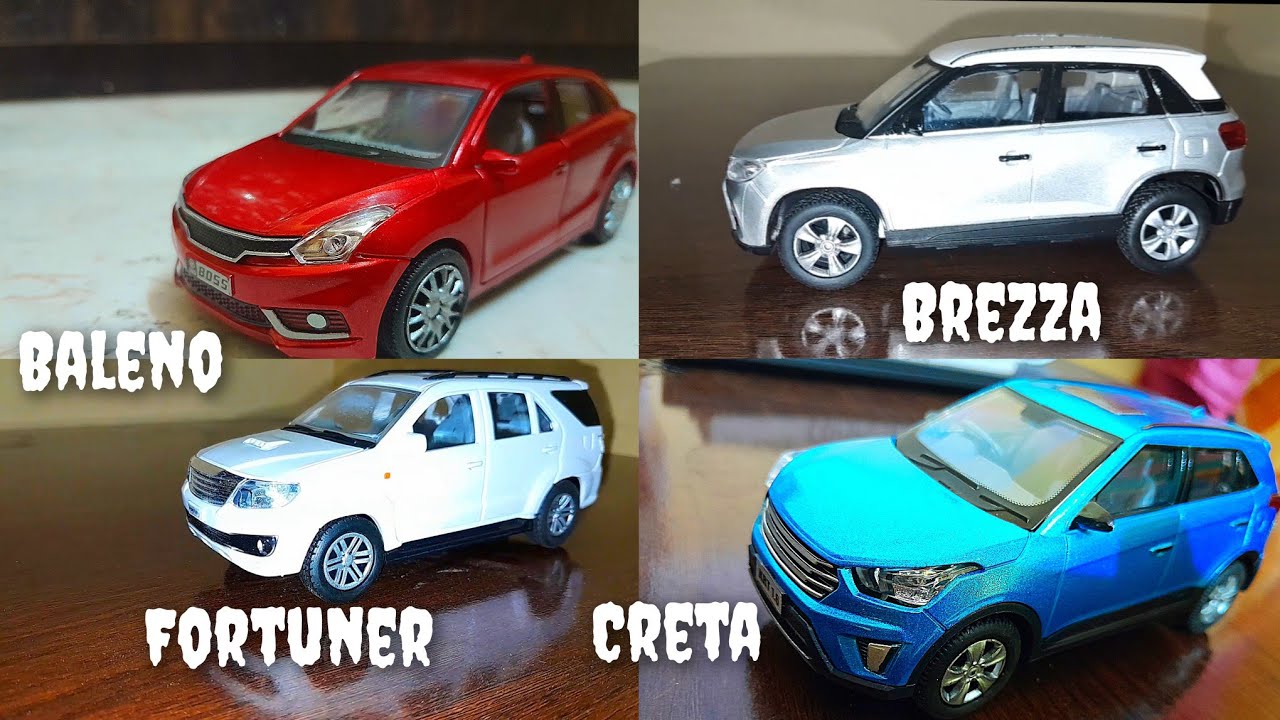 Unboxing Diecast Model Car |Creta, Baleno, Fortuner, Swift, Brezza ...