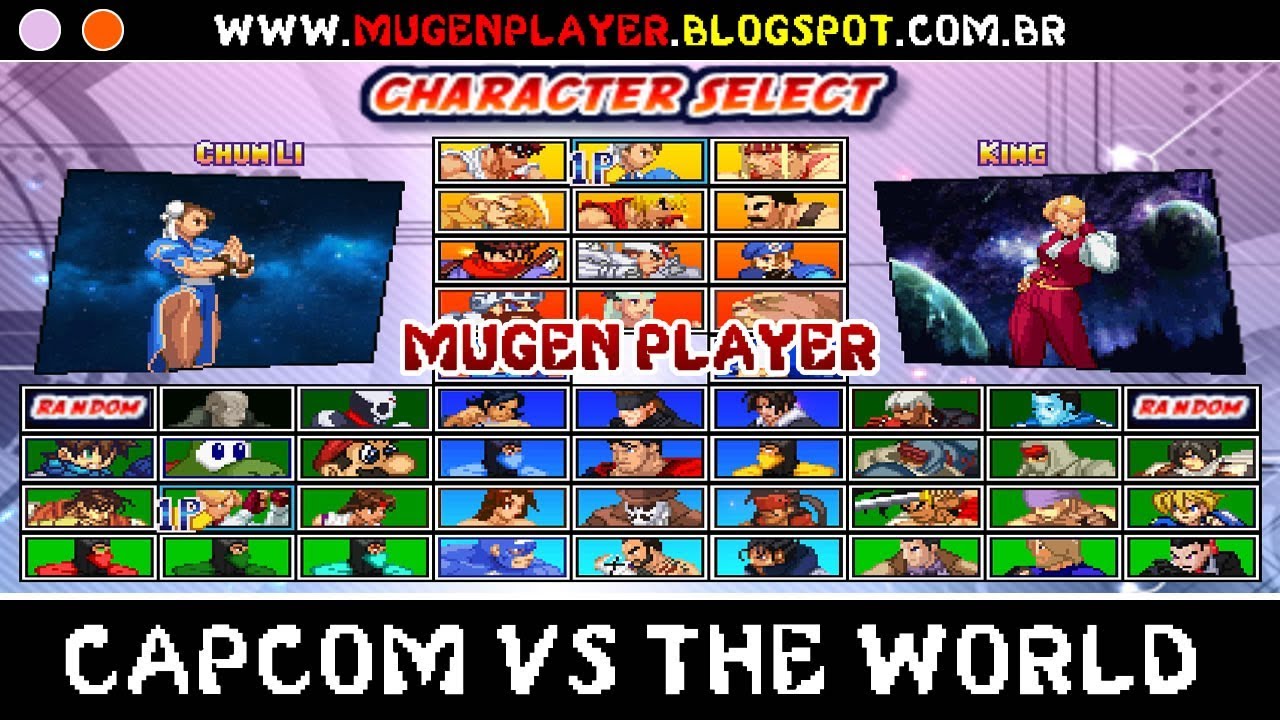 CAPCOM VS THE WORLD REMIX MUGEN - YouTube