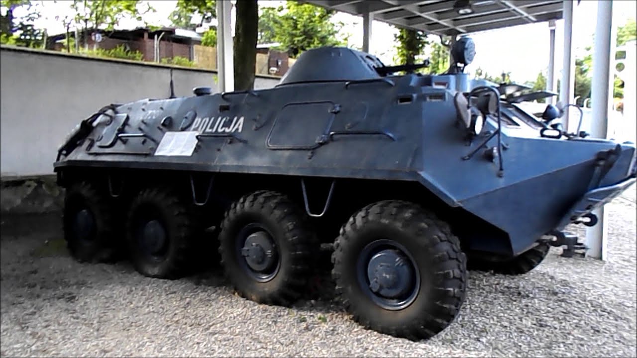 BTR-60 Policja Armored Vehicle - YouTube