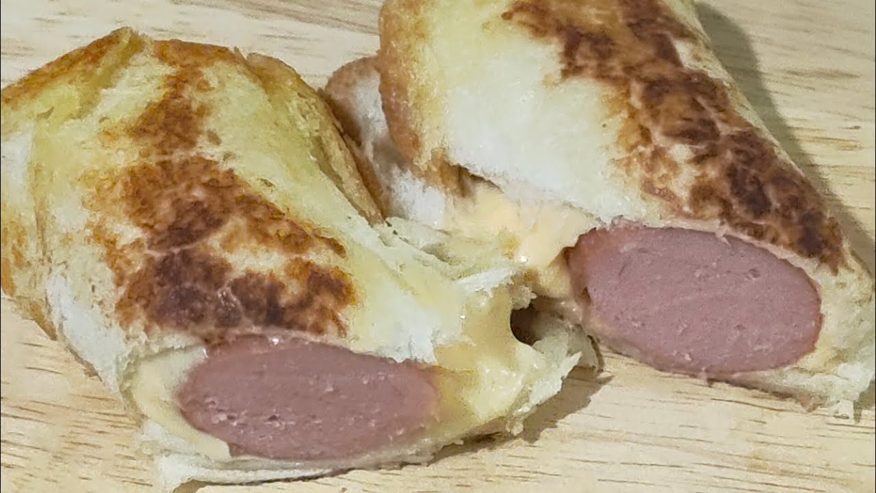 roti sosej keju - YouTube