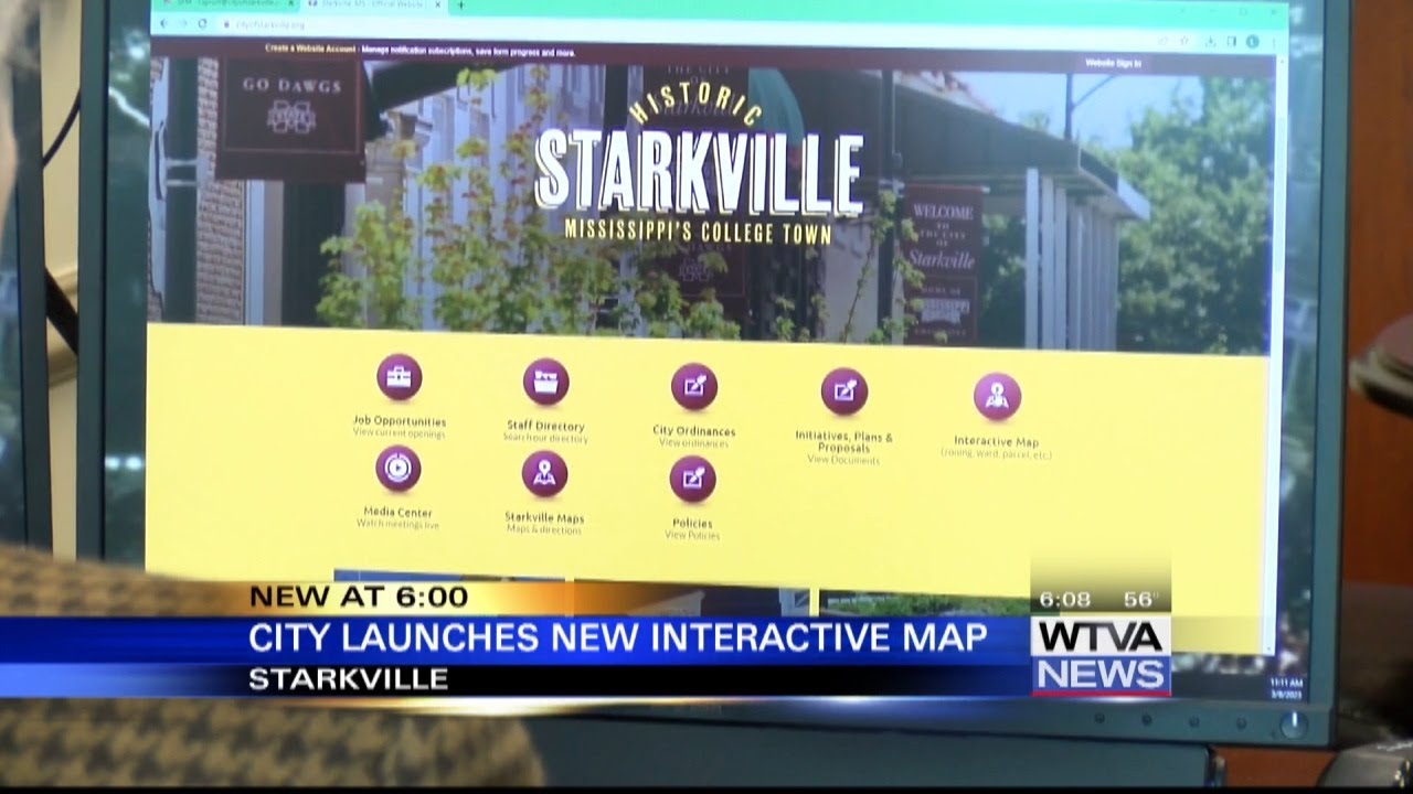 Starkville launches new interactive map - YouTube