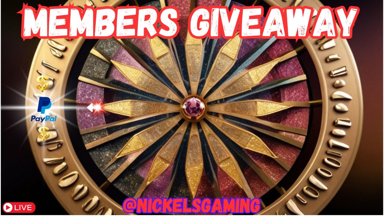 🔴LIVE- Member GIVEAWAY!!!!!.......25$ PAYPAL Giveaway starts at 6:00 ...