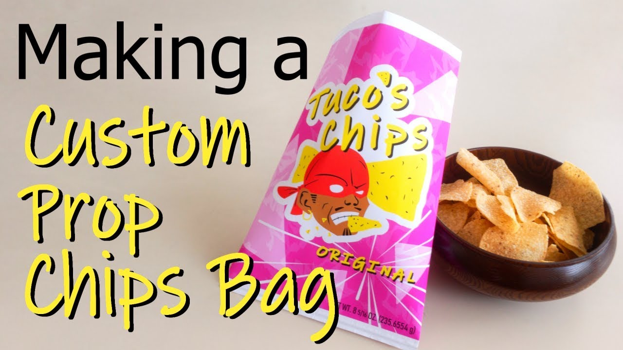 Making a Custom Prop Chips Bag - YouTube
