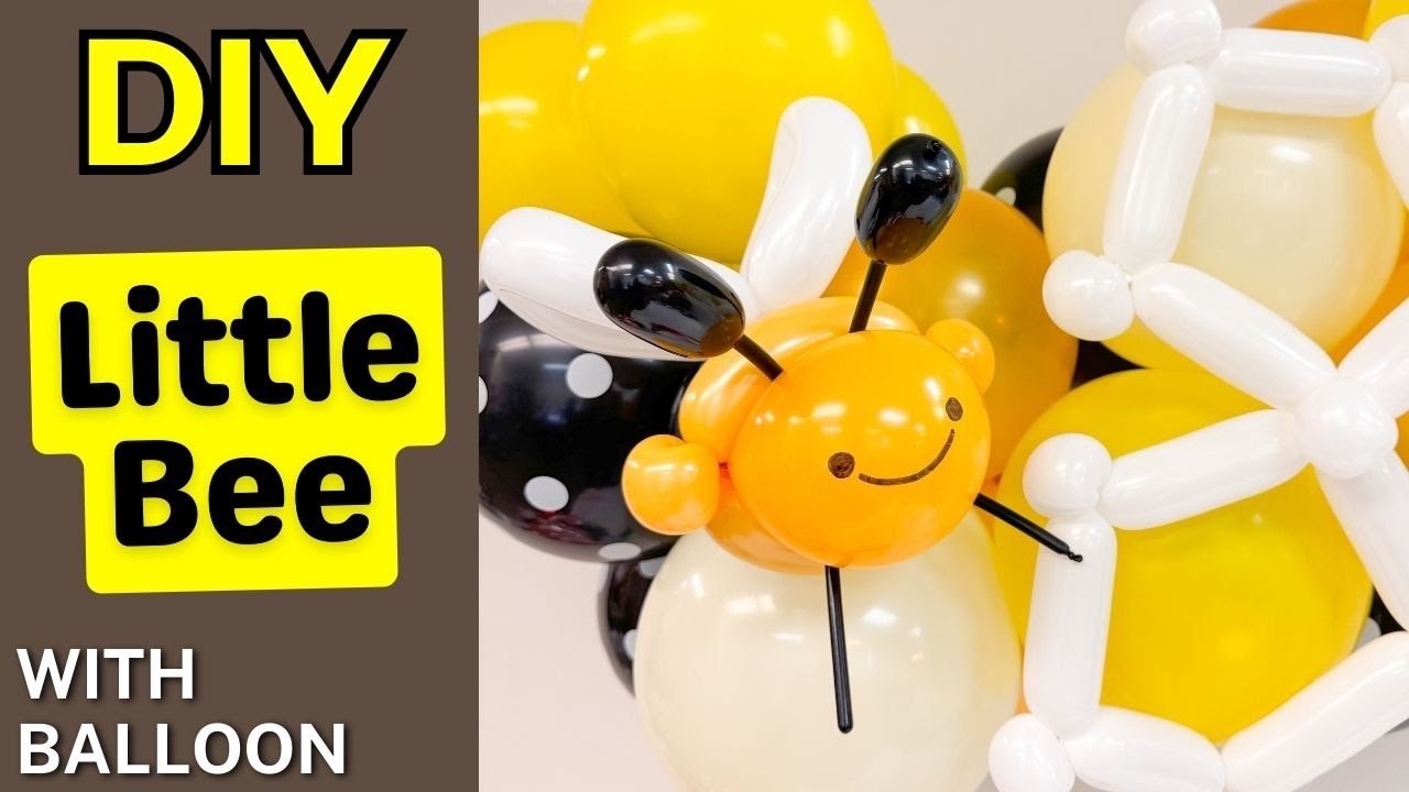 DIY Balloon Bee Tutorial - Create a Buzz in Just Five Easy Steps! - YouTube