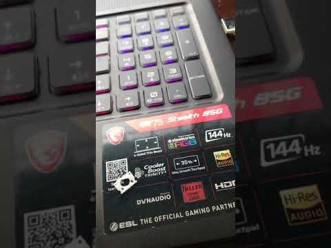 How to Replace MSI GS75 Stealth or most MSI Laptop Keys! - YouTube
