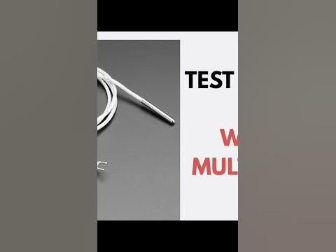 How to test a 3 Wire RTD (resistance temperature detector) - YouTube