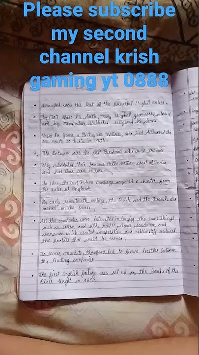 Class 8 history chapter 2 notes #class8notes - YouTube