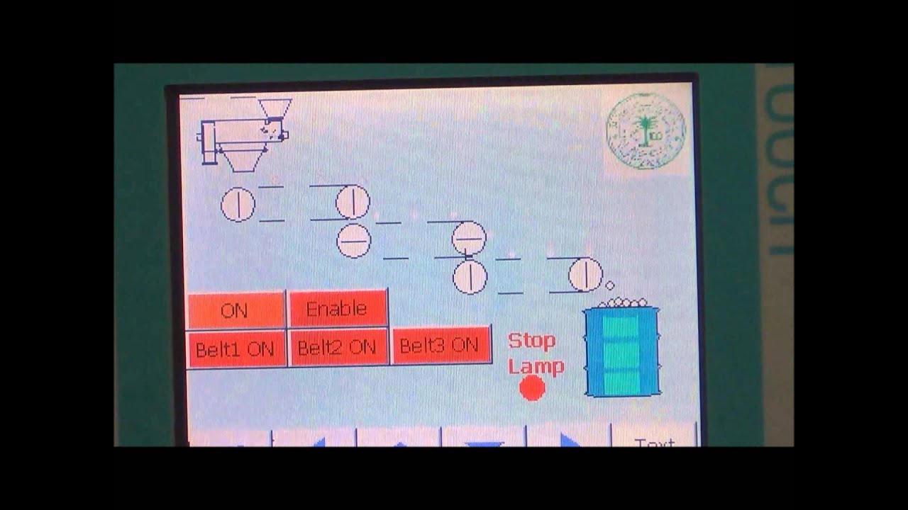 Fully Automated Conveyor Belt using S7 300 PLC and Touchscreen HMI ...