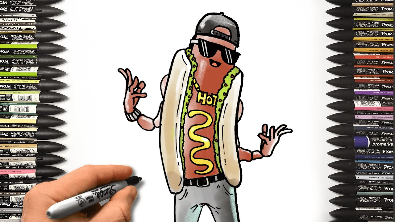 Draw The Brat from Fortnite Lawless | Drawing Tutorial #drawing # ...
