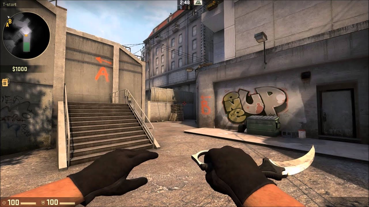 CS:GO Karambit Stained FT Showcase - YouTube