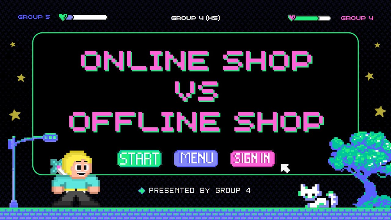 ONLINE SHOP VS OFFLINE SHOP - YouTube