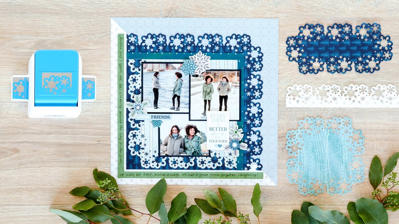 Snowflakes Frame Punch By Creative Memories Youtube