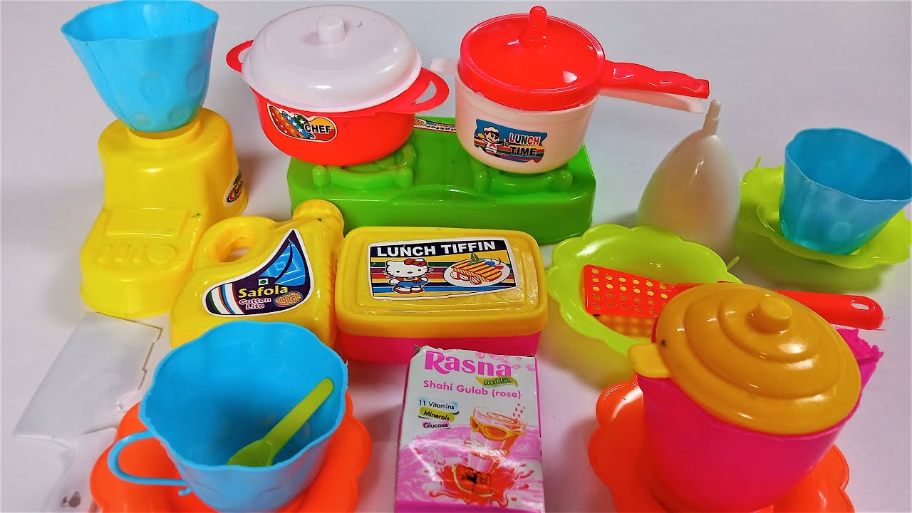 Diy unboxing Amazing mini kitchen set |Mini Clay Set - YouTube