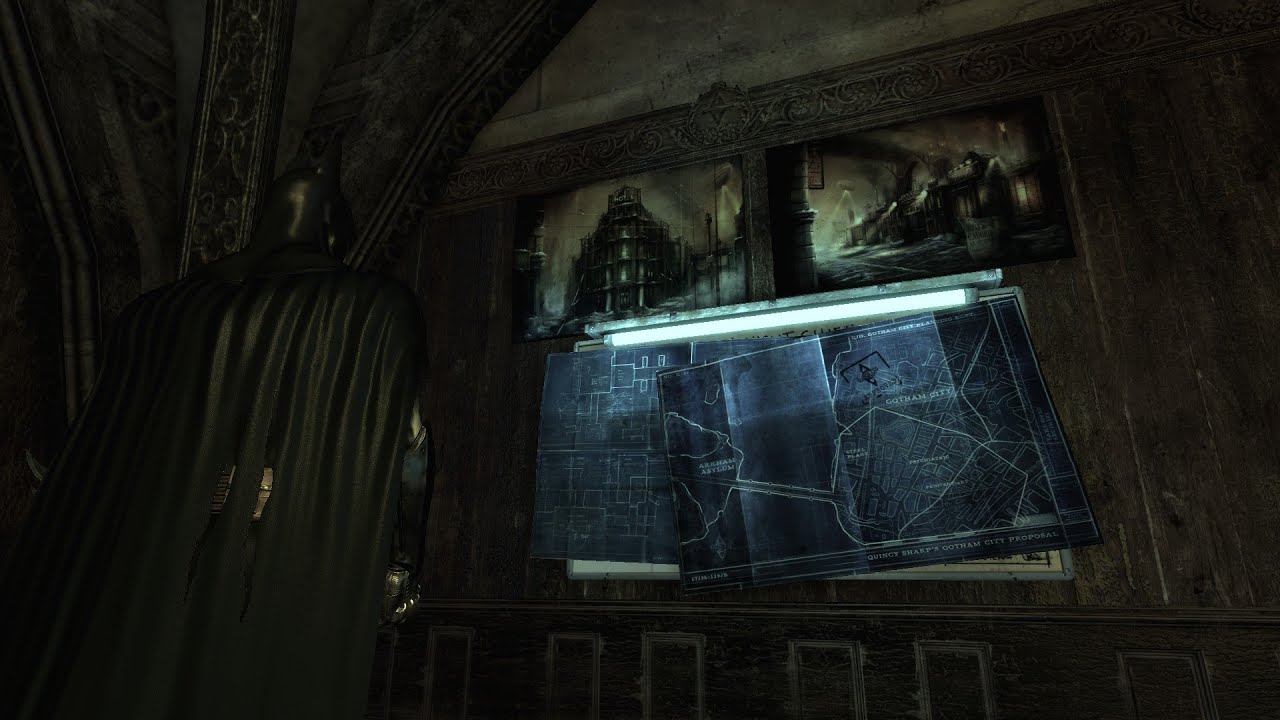 Quincy Sharps Secret Rooms and Plans for Arkham City (Batman: Arkham ...