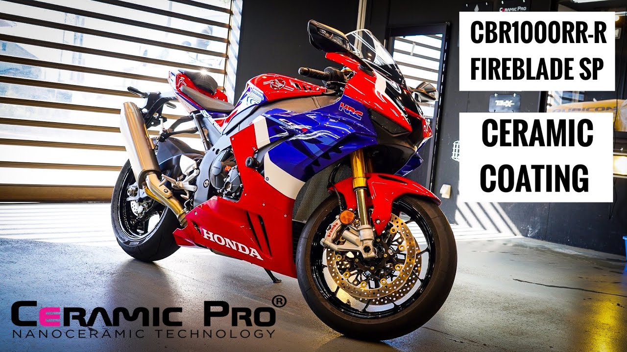 CBR1000RR-R FIREBLADE SP CERAMIC COATING【セラミックプロ9H】 - YouTube
