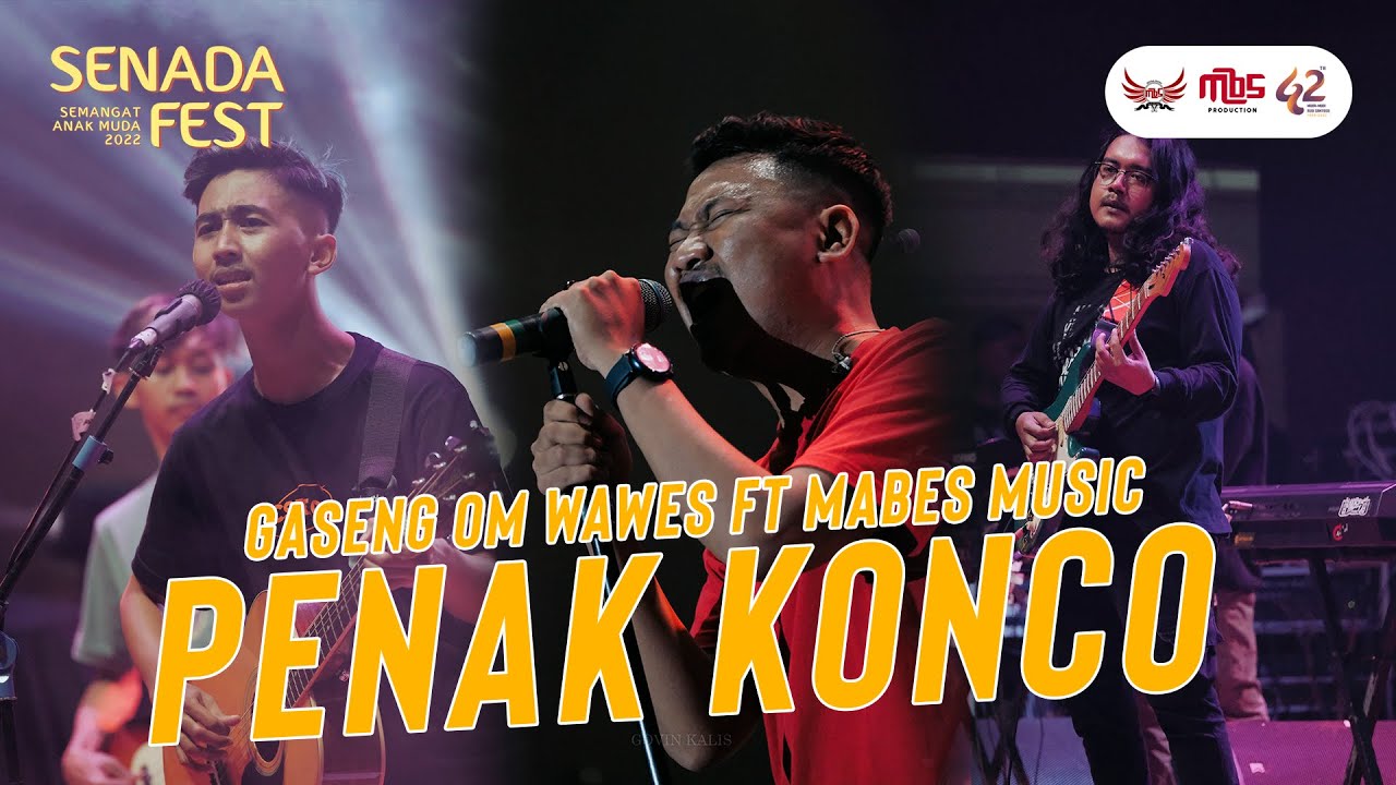 Penak Konco - King Gaseng (Om Wawes) ft Mabes Music Live Perform Senada ...