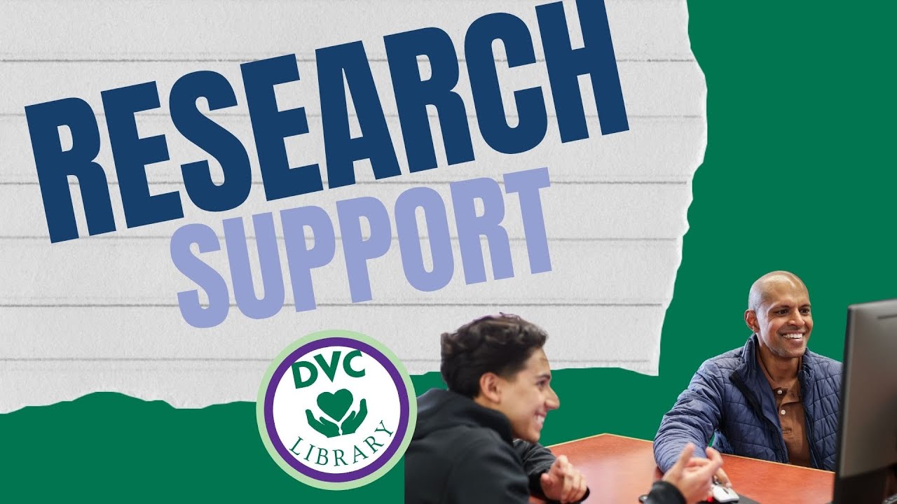 Research Support at DVC Library - YouTube