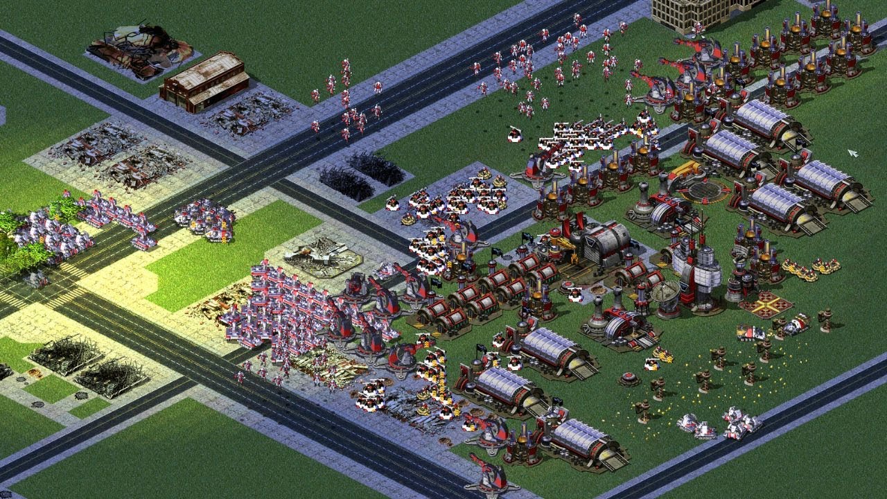 Red Alert 2 | Extra Hard Ai | 7 Vs 1 | Payday In Paris Map | 7 Random ...