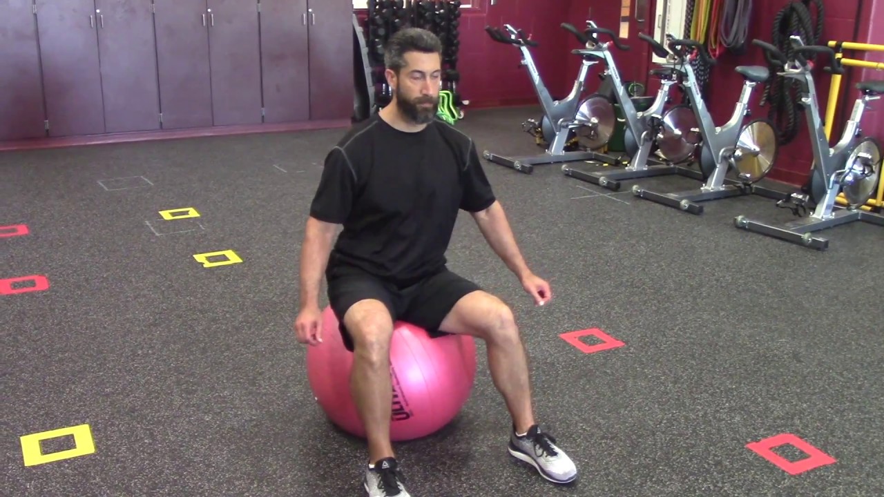 Torso Rotation on Stability Ball - YouTube