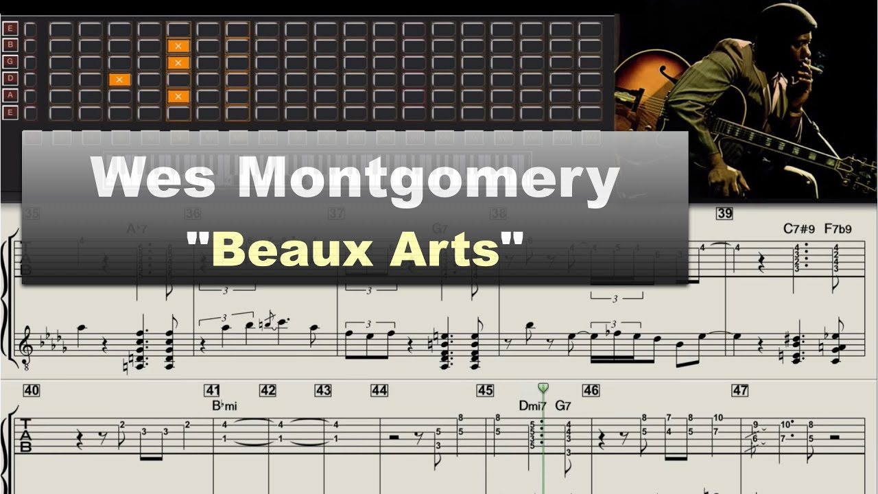 Wes Montgomery - "Beaux Arts" (1961) - Virtual Guitar Transcription by ...