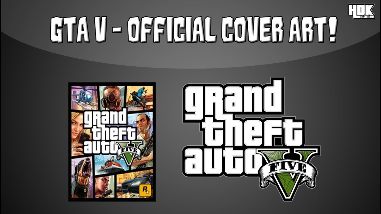 GTA V - OFFICIAL COVER ART! (Carátula Oficial) - YouTube
