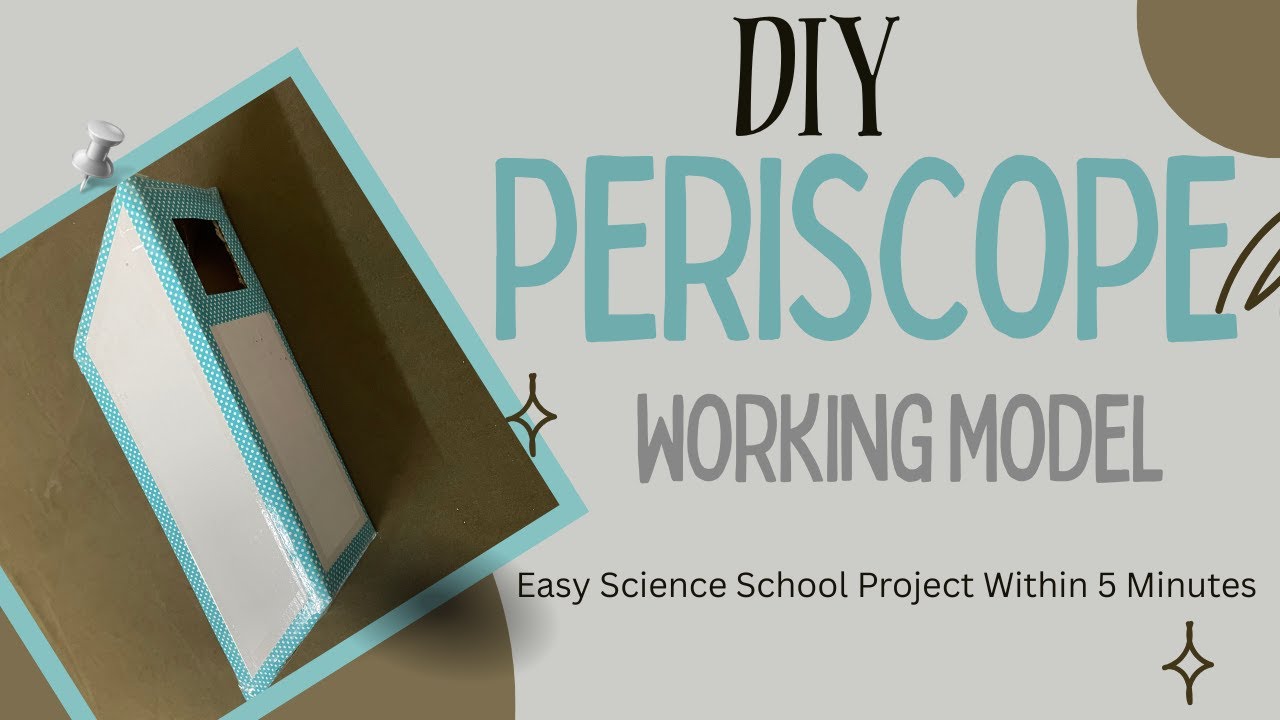 DIY Easy Periscope Working Model For Science School Project | TLM ...
