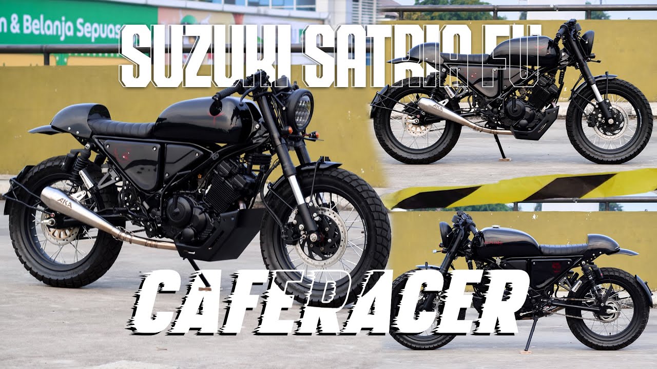 SUZUKI SATRIA FU DICUSTOM CAFERACER || custom by akagarge.id - YouTube