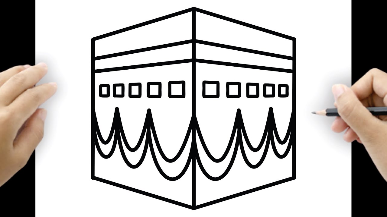 Kabe Nasıl Çizilir? - Adım Adım Kabe Çizim Rehberi - YouTube