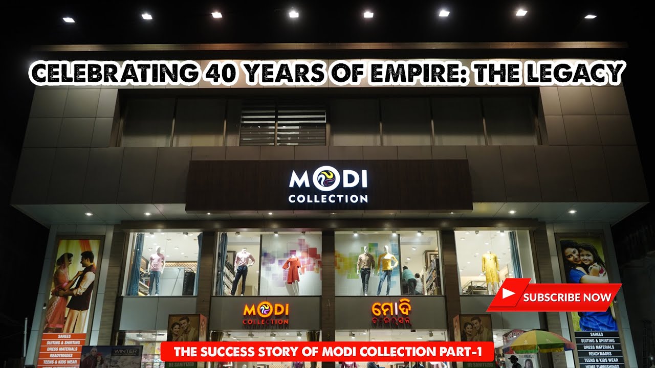 ANGUL'S BIGGEST FASHION SHOWROOM || MODI COLLECTION || 40 YEARS OF ...