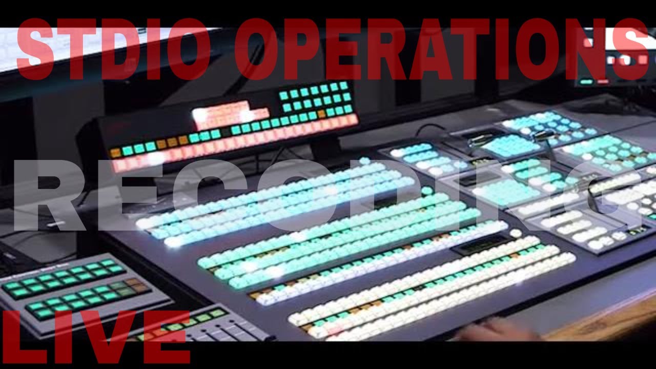 studio operations broadcast equipment - YouTube