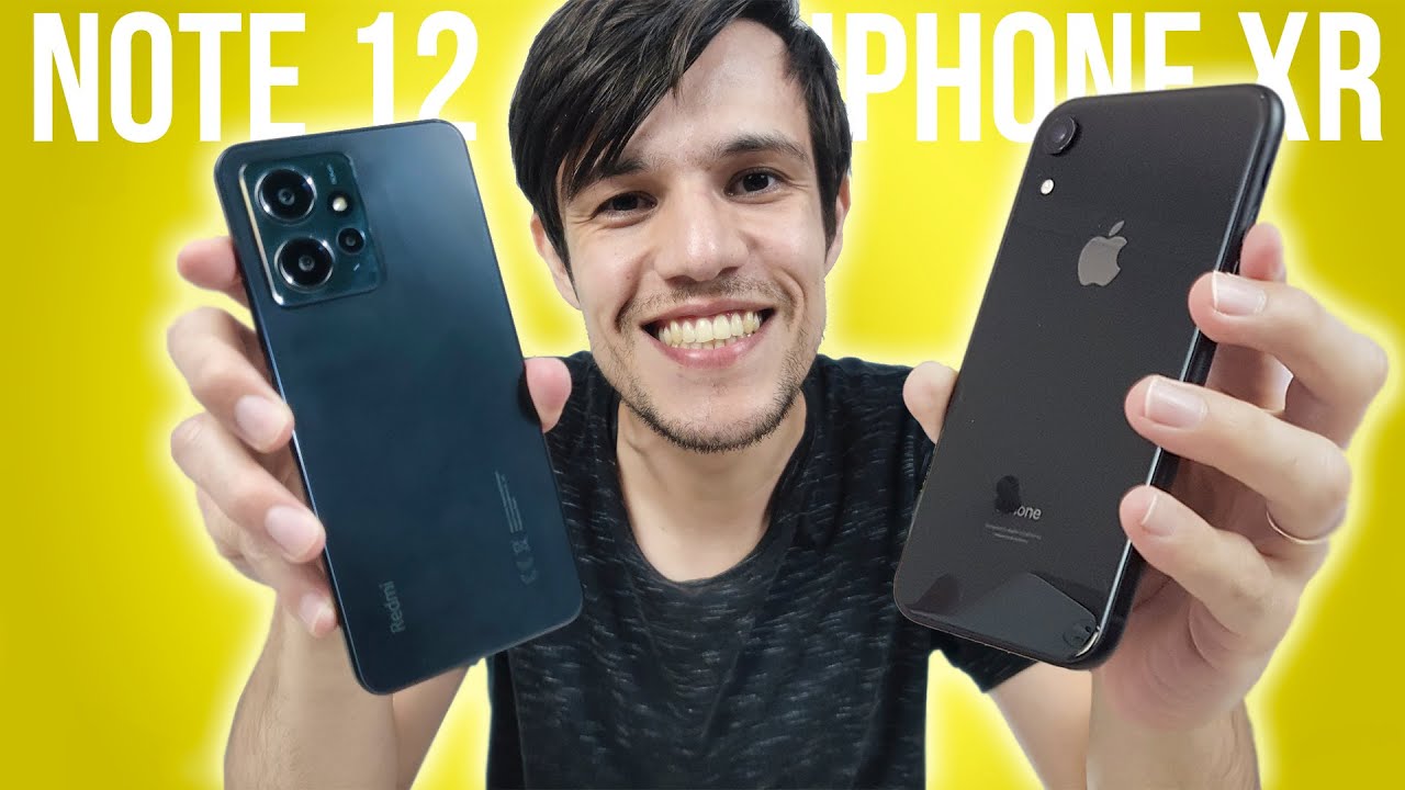 REDMI NOTE 12 vs IPHONE XR Comparativo!! Qual é MELHOR? Melhor CÂMERA ...