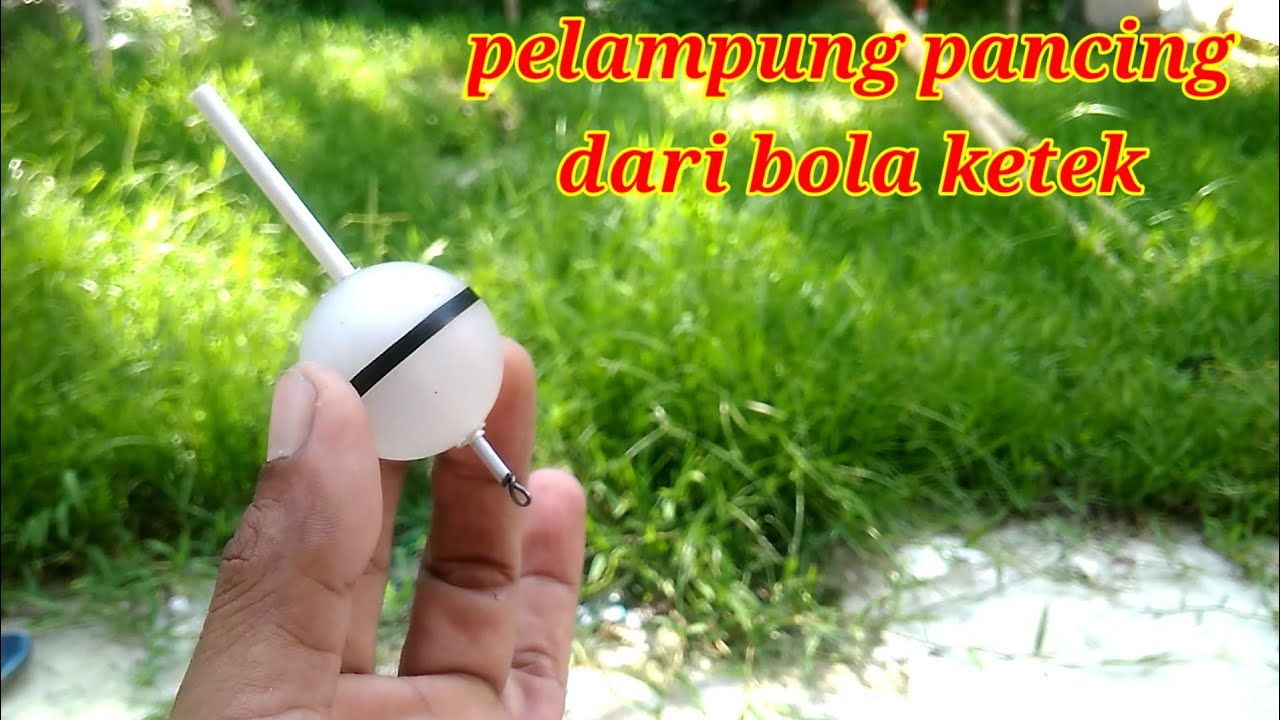 cara membuat pelampung pancing cuma 5 menit langsung jadi - YouTube