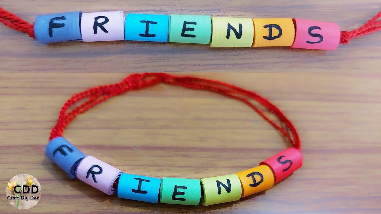 Easy Friendship Bracelet for beginners/ How to make Friendship Band at ...