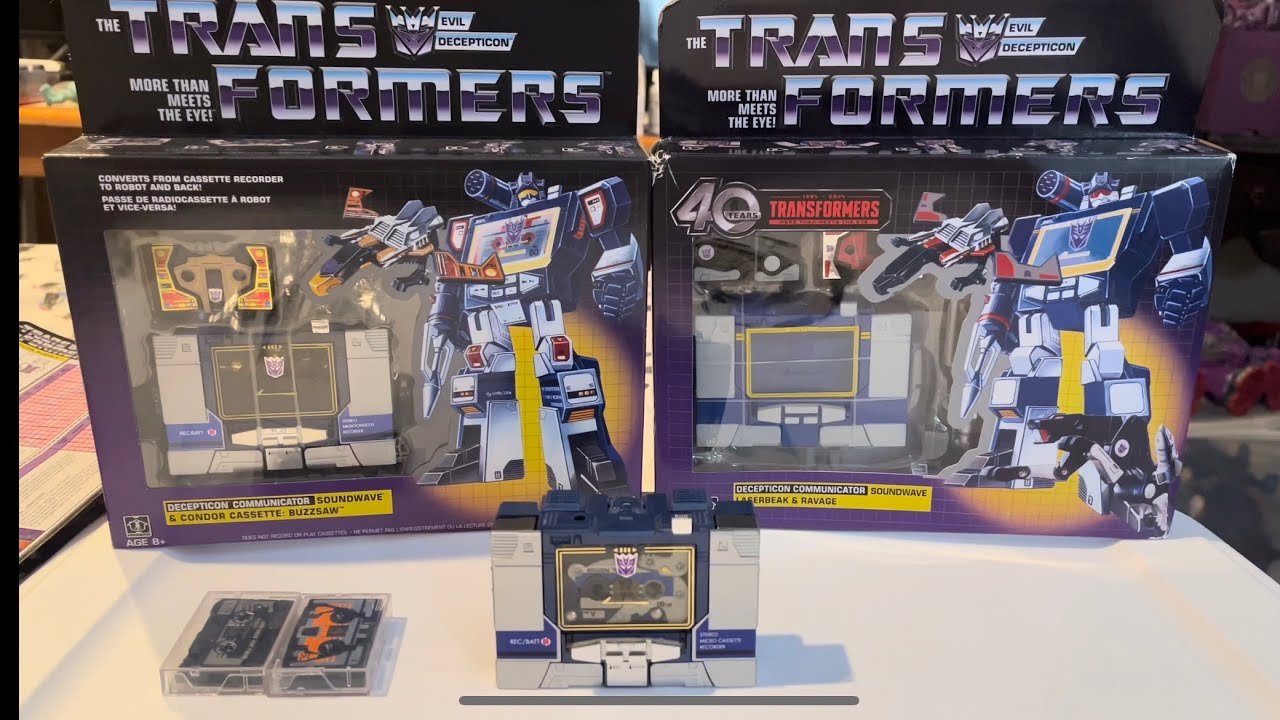 Transformers 40th Anniversary Soundwave Reissue!! #transformers # ...