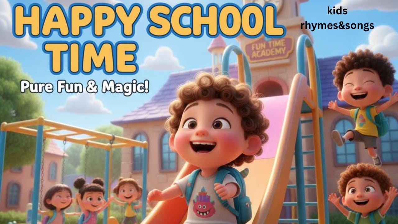 first kids song "happy school time" kids rhymes&songs #kids - YouTube