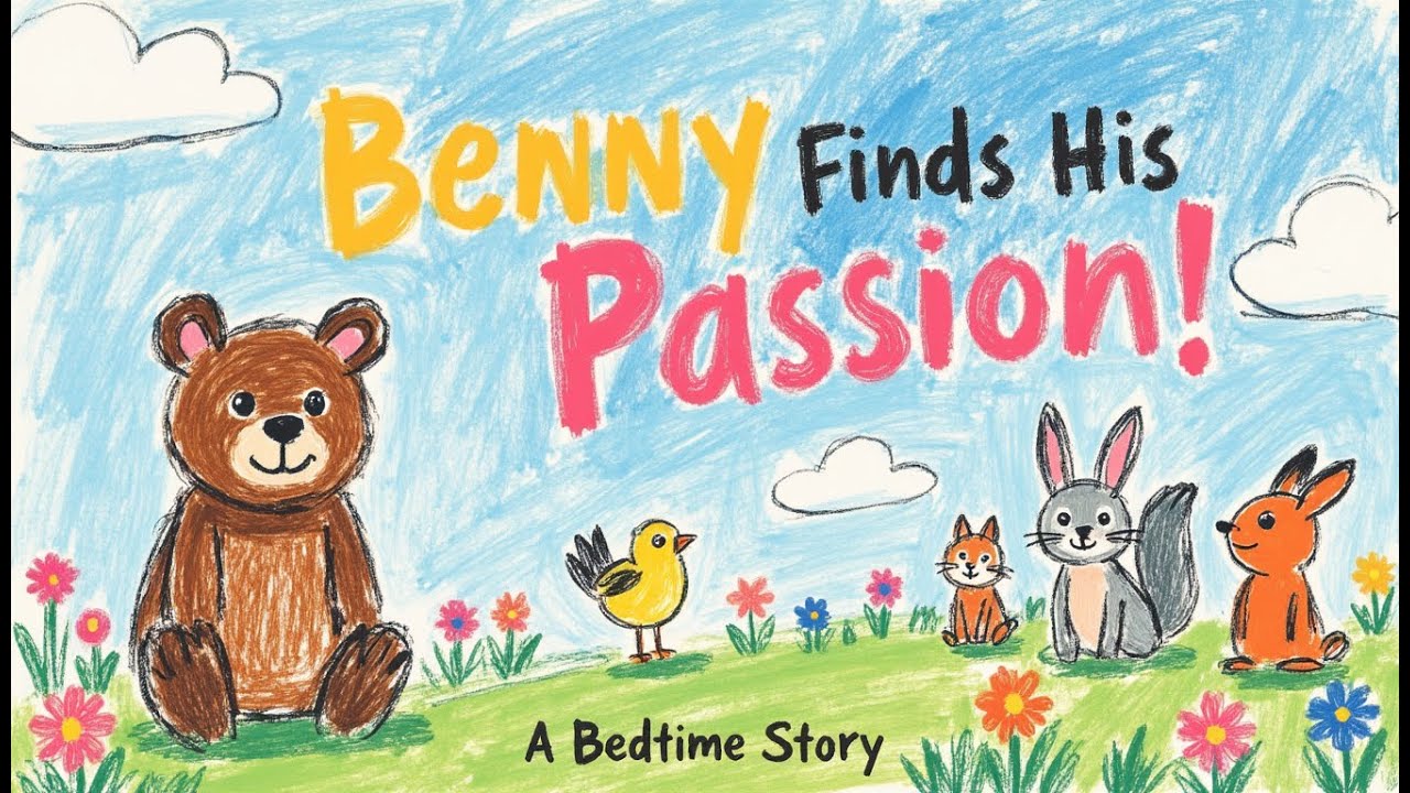 Benny Finds His Passion! A Bedtime Story for Kids - YouTube