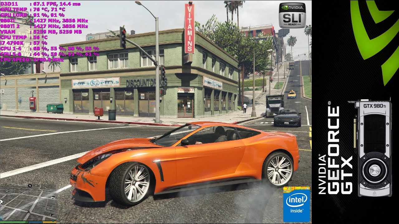 GTA V MAXED OUT EVERYTHING 1440P | GTX 980Ti SLI | i7 4790K @4.7GHz ...