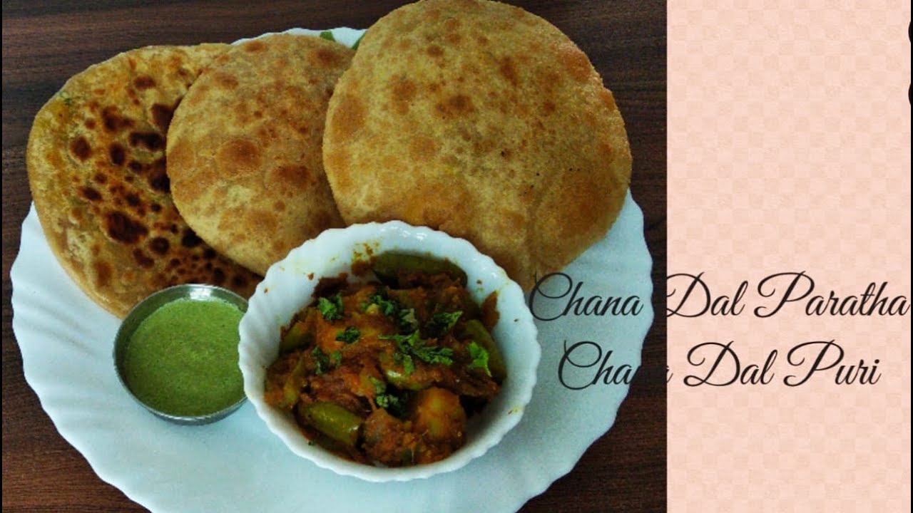 Dal Puri Recipe I Dal Paratha Recipe I Dal Stuffed Paratha Puri Recipe ...