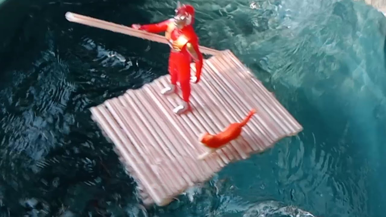 Membuat perahu getek dari sedotan - YouTube